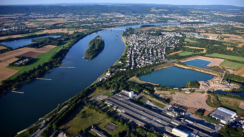 Urmitz Luftbild – Axel's Wohnmobilseite